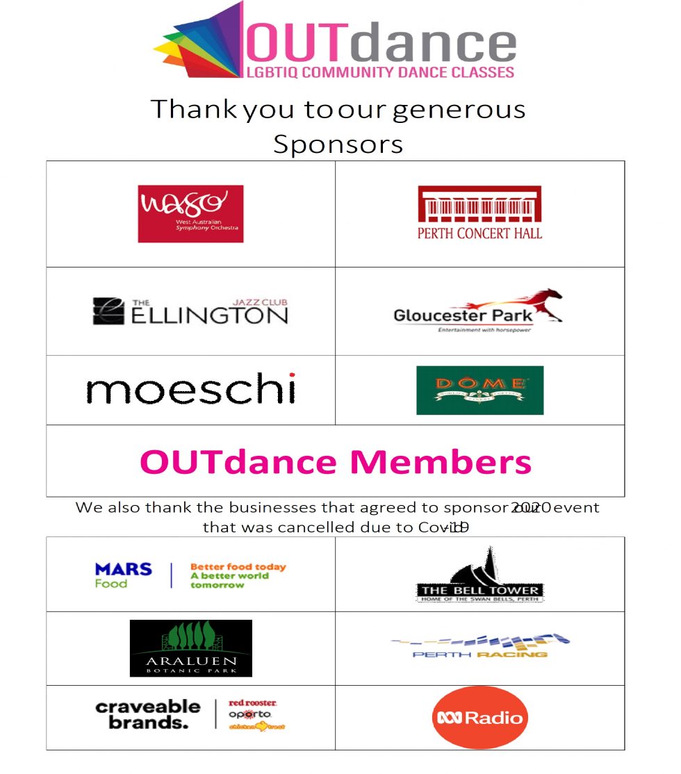 Sponsors | OUTdance